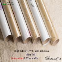 China Self Adhesive Glass Door Covering Film PVC Film for Kitchen Cabinet Door for sale