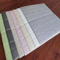 China Bedroom 3D PE Foam Wallpaper 70*70cm 5mm Foam Wall Stickers 3D Wallpaper for sale