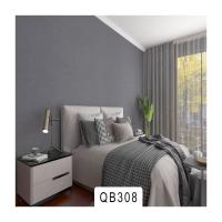 China Smoke Proof Pink Fabric Wall Paper For Girls Peel Off Stick Textured Fabric Wallpaper for sale