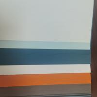 China Orange Beige Graphic PVC Laminated Film Mildewproof Adhesive PVC Film for sale