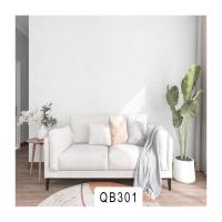 China 68cm 136cm White Fabric Wallpaper Real Fabric Wallpaper For Villa Apartment for sale