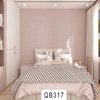 China 68cm 136cm White Fabric Wallpaper Real Fabric Wallpaper For Villa Apartment for sale