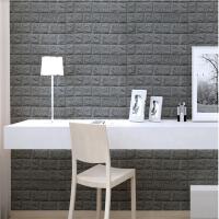 China PE Foam 70cm*77cm Soft Packages Design Style 3D Brick Wall Sticker Entertainment Wall Panel Home Decor Peel Off Wall Wallpape for sale