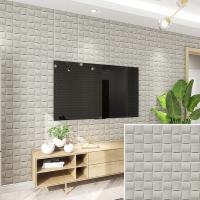 China Pink Color Home Decoration Wallpaper Wall Stickers 3D Design Removable for sale