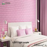China Entertainment 3D PE Foam Brick Self Adhesive Soft Wall Sticker Wallpaper for Kids Room Wall Coating for sale