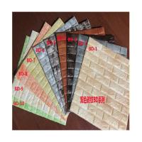 China Moistureproof  3D PE Foam Wallpaper 70x77cm 3D PE Foam Wall Sticker for sale