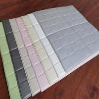 China 8mm Thickness Geometric Pattern Foam Wall Stickers for Sophisticated 3D Ceiling Wallpaper for sale