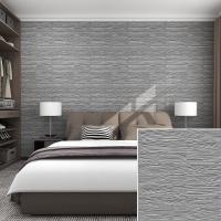 China Interior Wallpaper Wood Grain PE Foam 3D Decoration Wall Coating Sticker with Anti-Static Function for sale