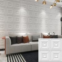 China Interior Wallpaper Wood Grain PE Foam 3D Decoration Wall Coating Sticker with Anti-Static Function for sale