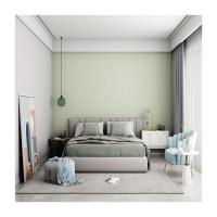 China Soft Packages Design Style Waterproof Moistureproof 3D PE Foam Brick Wall Sticker 10mm Thick White Color Wall Decor Wallpaper for sale
