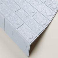 China Interior Wall Protection 3D Brick 3D Stone PE Foam Wallpaper with Smoke-Proof Function and Waterproofing for sale