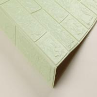 China Interior Wall Protection 3D Brick 3D Stone PE Foam Wallpaper with Smoke-Proof Function and Waterproofing for sale