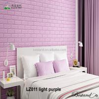 China DIY Self Adhesive EVA Foam Wallpapers 3D Brick Wall Stickers for Modern Living Room Decor and Waterproof TV Background for sale