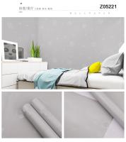 China Interior Blue Embossed Wallpaper Self Adhesive Wallpaper Waterproof Decoration for sale