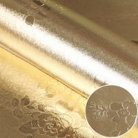 China Gold Foil Self-Adhesive Contact Paper for Kitchen Oil Proof Sticker Aluminum Foil for sale
