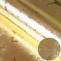 China Gold Foil Self-Adhesive Contact Paper for Kitchen Oil Proof Sticker Aluminum Foil for sale
