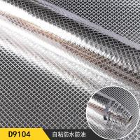 China Oil Proof Kitchen Backsplash Wallpaper Vinyl Aluminum Foil Wallpaper High Glossy for sale