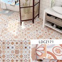 China Indoor Removable Floor Decal with Decorative Design and Anti-Static PVC Material for sale