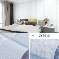 China Moisture-Proof Modern Design 3D Self-Adhesive Damask PVC Wall Paper for Home Decoration for sale