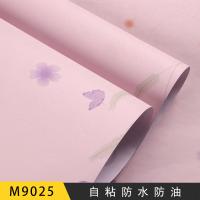 China ECO-Friendly Function Waterproof 45cm Width PVC Wallpaper Sticker with Self Adhesive Flower for sale