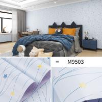 China Home Decoration Vinyl Wallpapers 45cm Width Self Adhesive PVC Waterproof Moisture Proof Wallpaper in Modern Design Style for sale