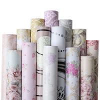 China Embossed PVC Wall Paper 3D Self-adhesive Wallpaper for Bedroom Waterproof Peel and Stick for sale