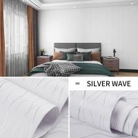 China Apartment Wall Paper Home Decoration 45cm Width Self Adhesive 3D PVC Wallpaper Damask for sale