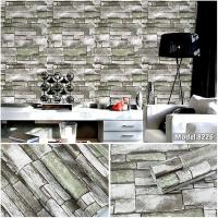 China Walls with Modern Floral Design Waterproof 3D Brick Wallpaper backsplash wallpaper for sale