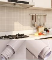 China China Factory Peel And Stick Tile Wallpaper Oil Proof Kitchen Wallpaper 3D Wall Sticker for sale