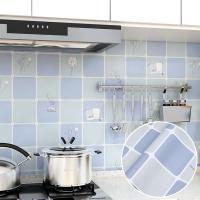 China China Factory Peel And Stick Tile Wallpaper Oil Proof Kitchen Wallpaper 3D Wall Sticker for sale