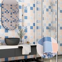 China Soundproof Home Decor Washable Wallpaper for Bathroom and Kitchen Tile Easy to Install for sale