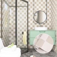 China Mosaic Tile Stickers 3D Waterproof Decal for Kitchen Decor DIY Adhesive Wallpaper for sale