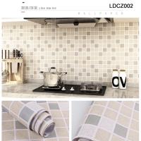 China Mosaic Tile Stickers 3D Waterproof Decal for Kitchen Decor DIY Adhesive Wallpaper for sale