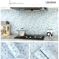 China Mosaic Tile Stickers 3D Waterproof Decal for Kitchen Decor DIY Adhesive Wallpaper for sale