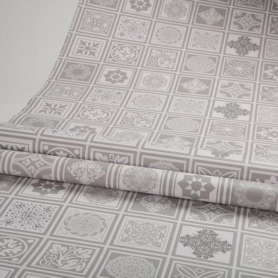 China Water-Resistant Peel and Stick Wallpaper for Bathrooms Ceramic Tile Wallpaper for sale