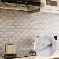 China Vinyl Wallpapers Kitchen Brick PVC Wallpaper Bedroom Wall paper Oil proof 3D Wall Sticker for sale