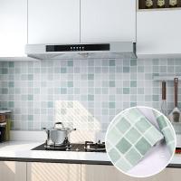 China ECO-Friendly Tile Mosaic Sticker Self Adhesive Wall Decor Vinyl Tile Sticker for Bathroom for sale