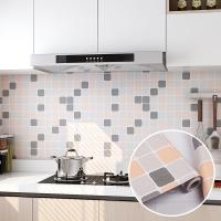 China ECO-Friendly Tile Mosaic Sticker Self Adhesive Wall Decor Vinyl Tile Sticker for Bathroom for sale