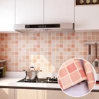 China Modern Style Peel and Stick Kitchen Backsplash Wallpaper Fireproof PVC Vinyl Wall Tile Stickers for sale