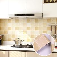 China Modern Style Peel and Stick Kitchen Backsplash Wallpaper Fireproof PVC Vinyl Wall Tile Stickers for sale