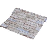 China Vinyl Wallpapers 3D Brick Wallpaper Rolls Interior Decoration Self Adhesive PVC Wall Paper for sale
