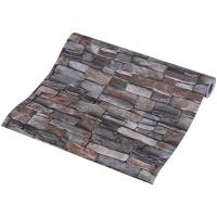 China Vinyl Wallpapers 3D Brick Wallpaper Rolls Interior Decoration Self Adhesive PVC Wall Paper for sale