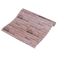 China Modern Style Stone Brick Design Wall Stickers Wallpaper 3D Brick Wall Paper for Home Deco for sale