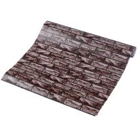 China CLASSIC Style 3D Brick Self-adhesive Vinyl Wallpaper for Hotel/Coffee Shop Decorative Film for sale