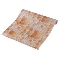 China Vinyl Adhesive Stone Brick Wallpaper Modern 3D Design for Home Decor Vintage Style for sale