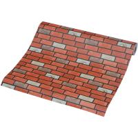 China Vinyl Adhesive Stone Brick Wallpaper Modern 3D Design for Home Decor Vintage Style for sale