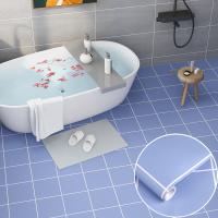 China OEM PVC Waterproof Floor Sticker PVC Sticker For Flooring Sticker Thicken Wallpaper for sale