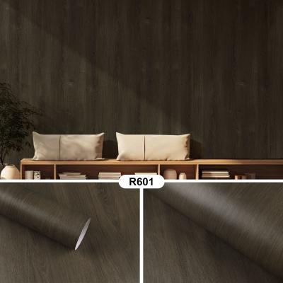 China Adhesive Paper & Film Plastic Film Wall Stickers Wood Grain Wallpaper Home Interior Designs for sale