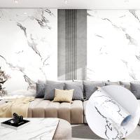 China Glossy Marble Gold PVC Self-Adhesive Film for Furniture and Interior Decoration for Living Room for sale