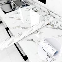 China Glossy Marble Gold PVC Self-Adhesive Film for Furniture and Interior Decoration for Living Room for sale